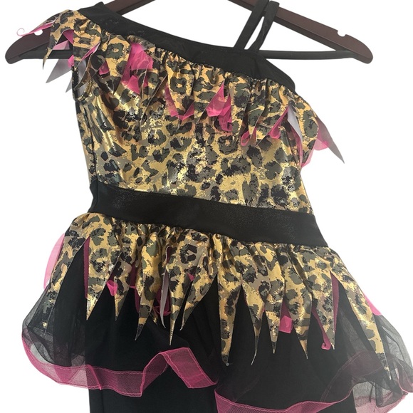 Weissman | Costumes | Weissman Leopard Print Kids Dance Costume With ...